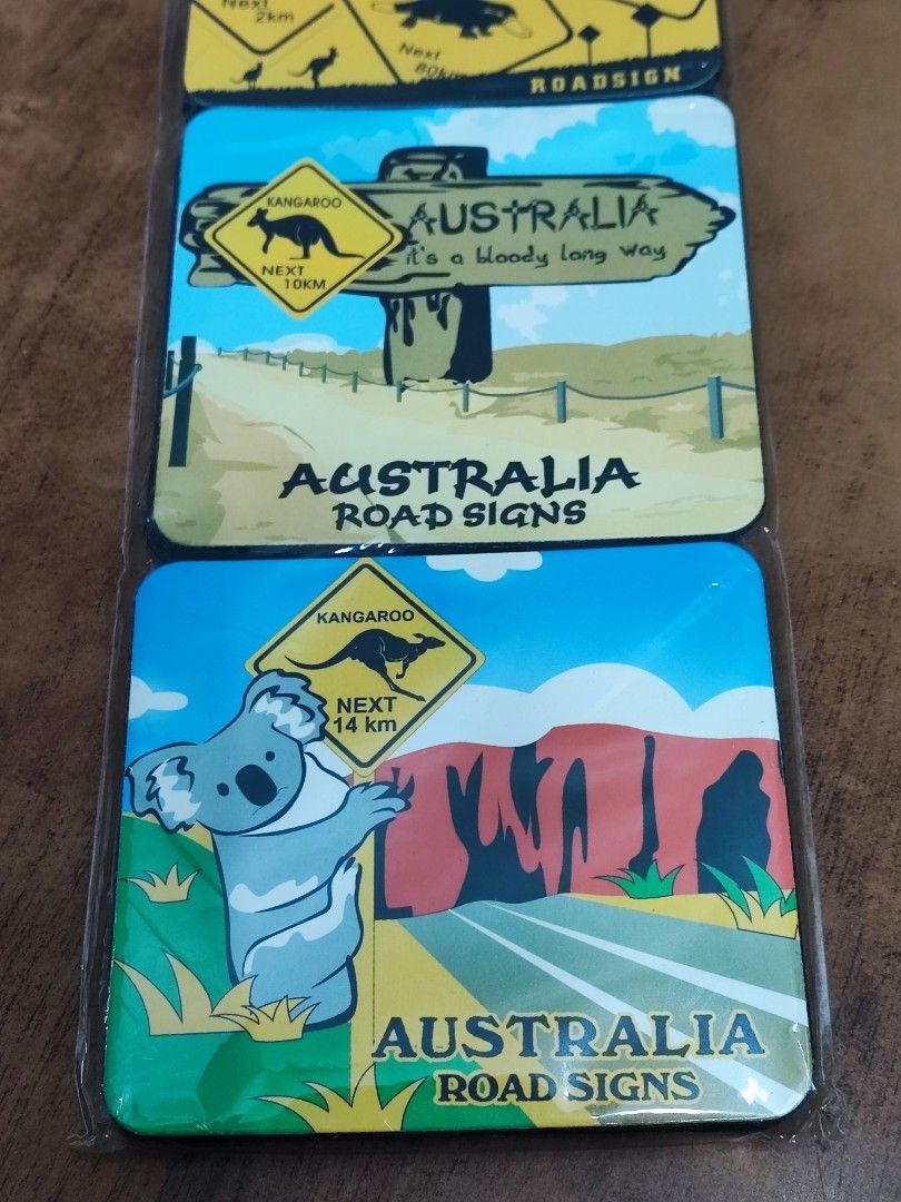 Australia Souvenir - 6 pcs Coasters, Hobbies & Toys, Collectibles ...