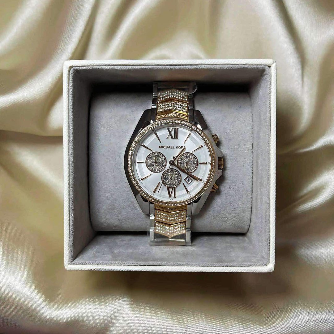 Authentic Michael Kors Whitney Chronograph watch Rare, Women's Fashion ...