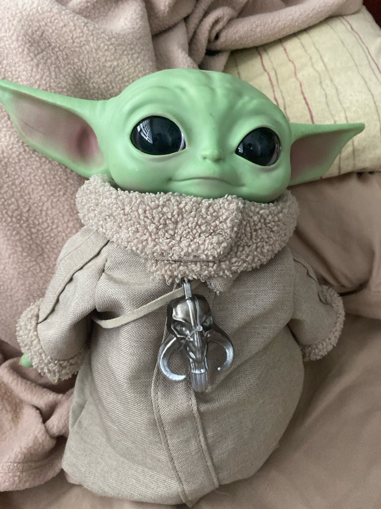 Baby Grogu Plush(Baby Yoda), Hobbies & Toys, Toys & Games on Carousell