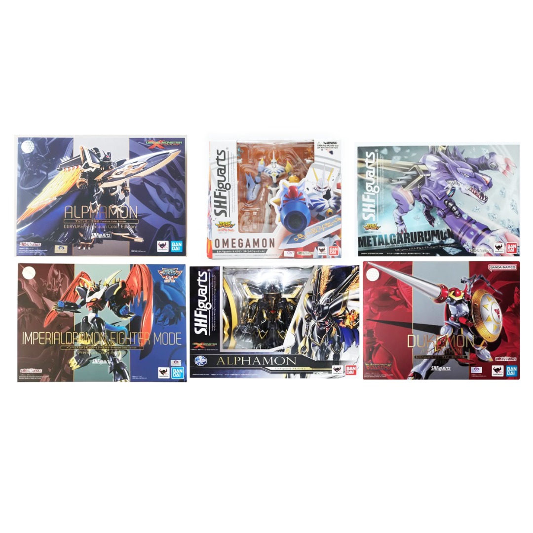 Bandai S.H.Figuarts Omegamon Digimon Adventure, Alphamon OURYUKEN ...