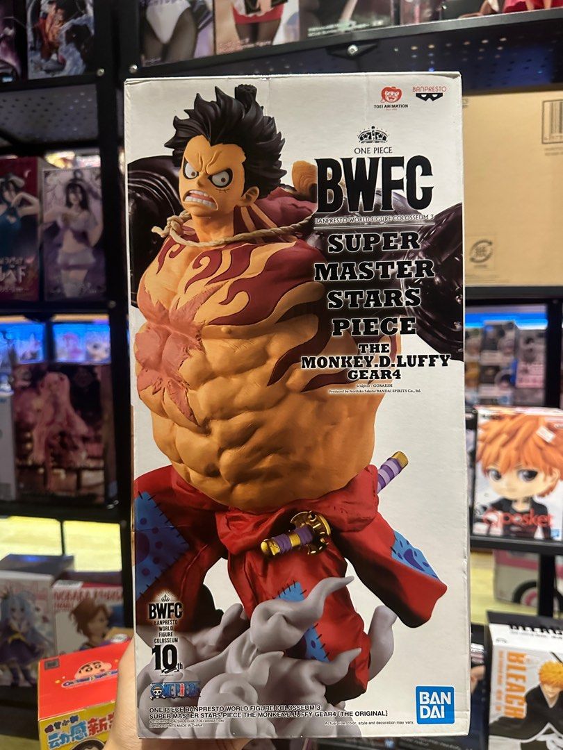 Banpresto Bwfc One Piece Monkey D Luffy Gear 4, Hobbies & Toys ...