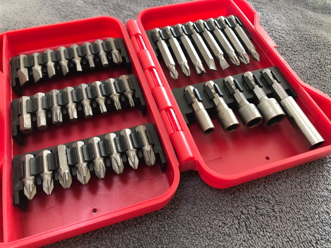 Basic 37-Piece CR-V / Chrome Vanadium steel Screwdriver Bit Set ...
