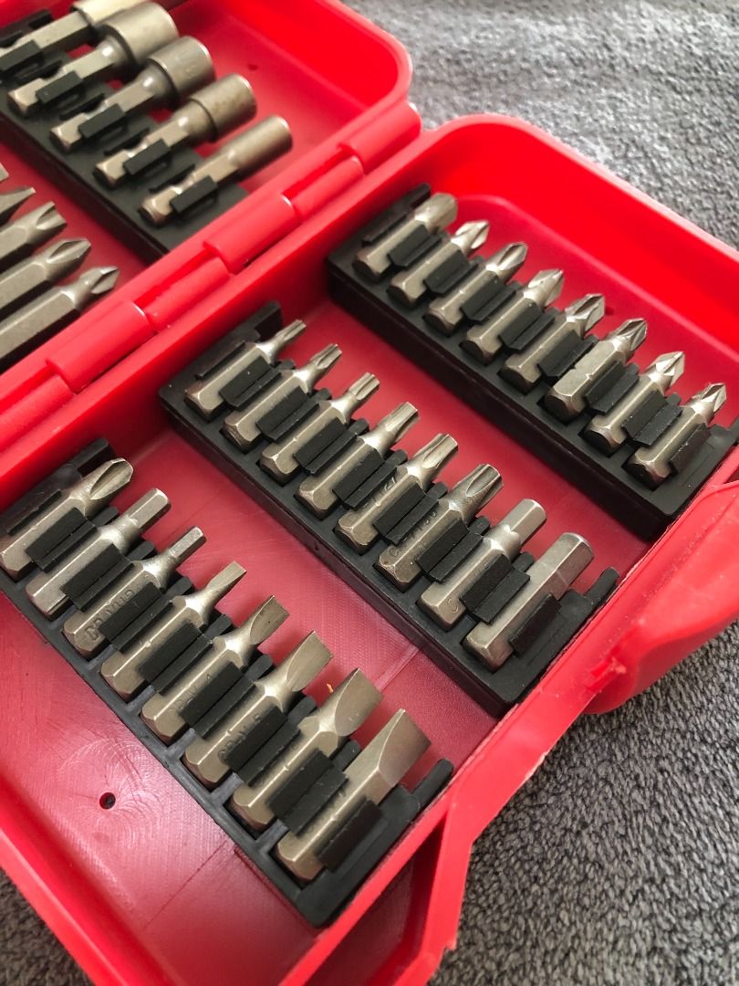 Basic 37-Piece CR-V / Chrome Vanadium steel Screwdriver Bit Set ...