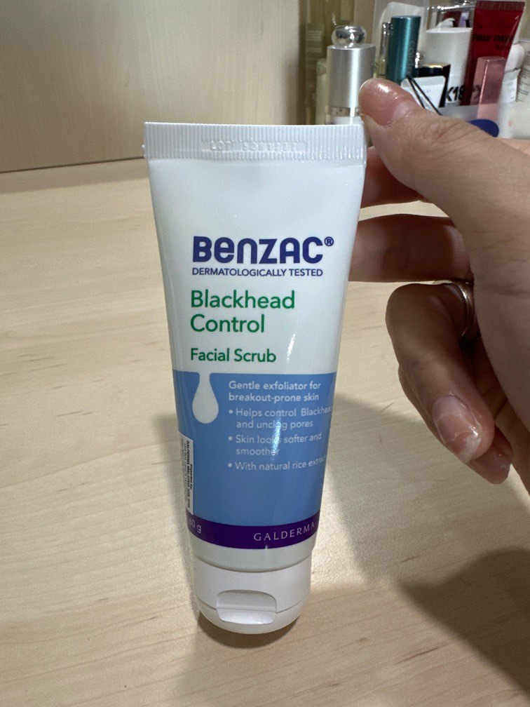 Benzac Blackhead Control Facial Scrub 60g, Beauty & Personal Care, Face ...