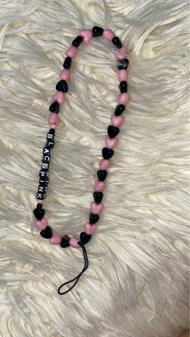 BLACKPINK X TYPO Phone Strap Limited Edition, Women's Fashion, Jewelry ...