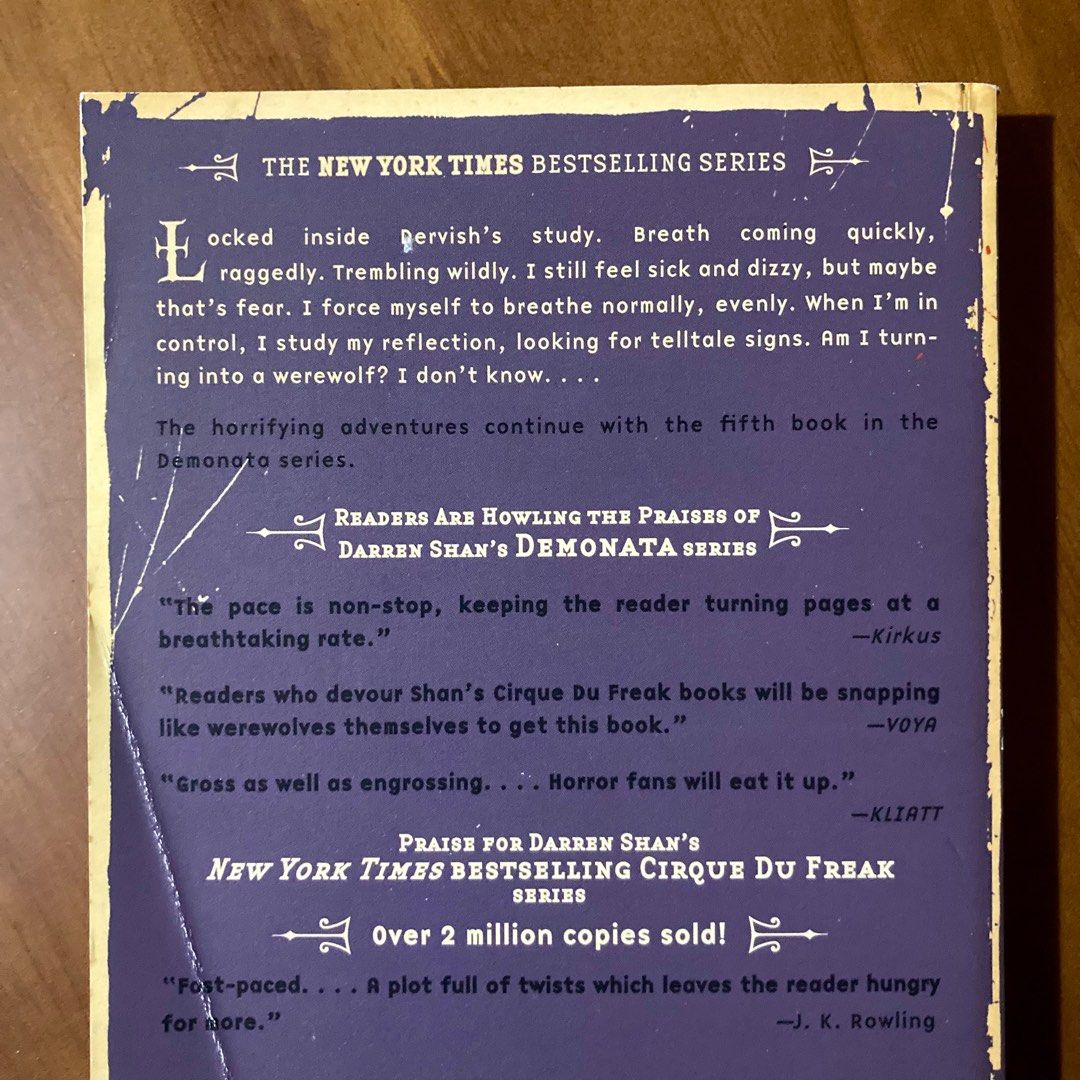 Blood Beast by Darren Shan (The Demonata / YA Horror), Hobbies & Toys ...