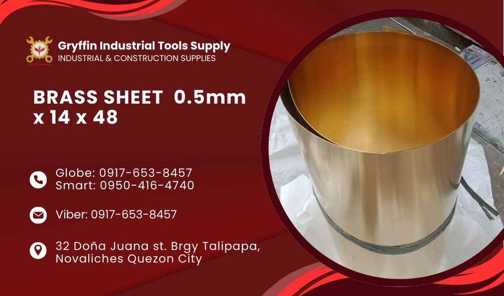 BRASS SHEET 0.5mm x 14 x 48, Commercial & Industrial, Industrial ...