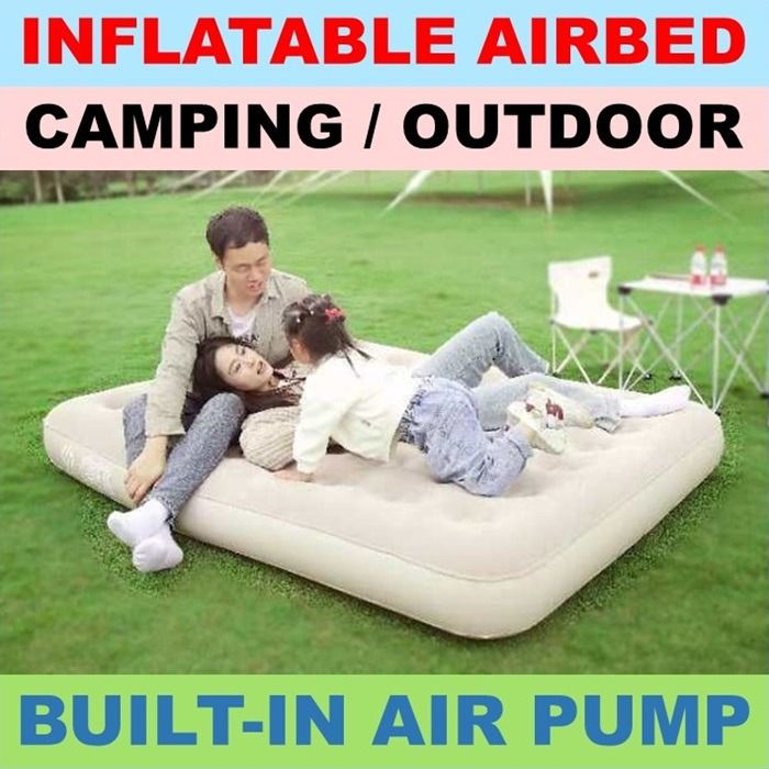 Built In Pump - Auto Inflatable Air Bed / Mattress (SIngle / Double ...