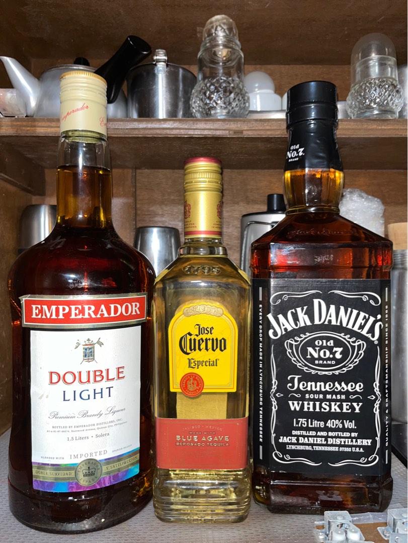 BUNDLE Jack Daniel’s, Jose Cuervo, & Emperador, Food & Drinks ...