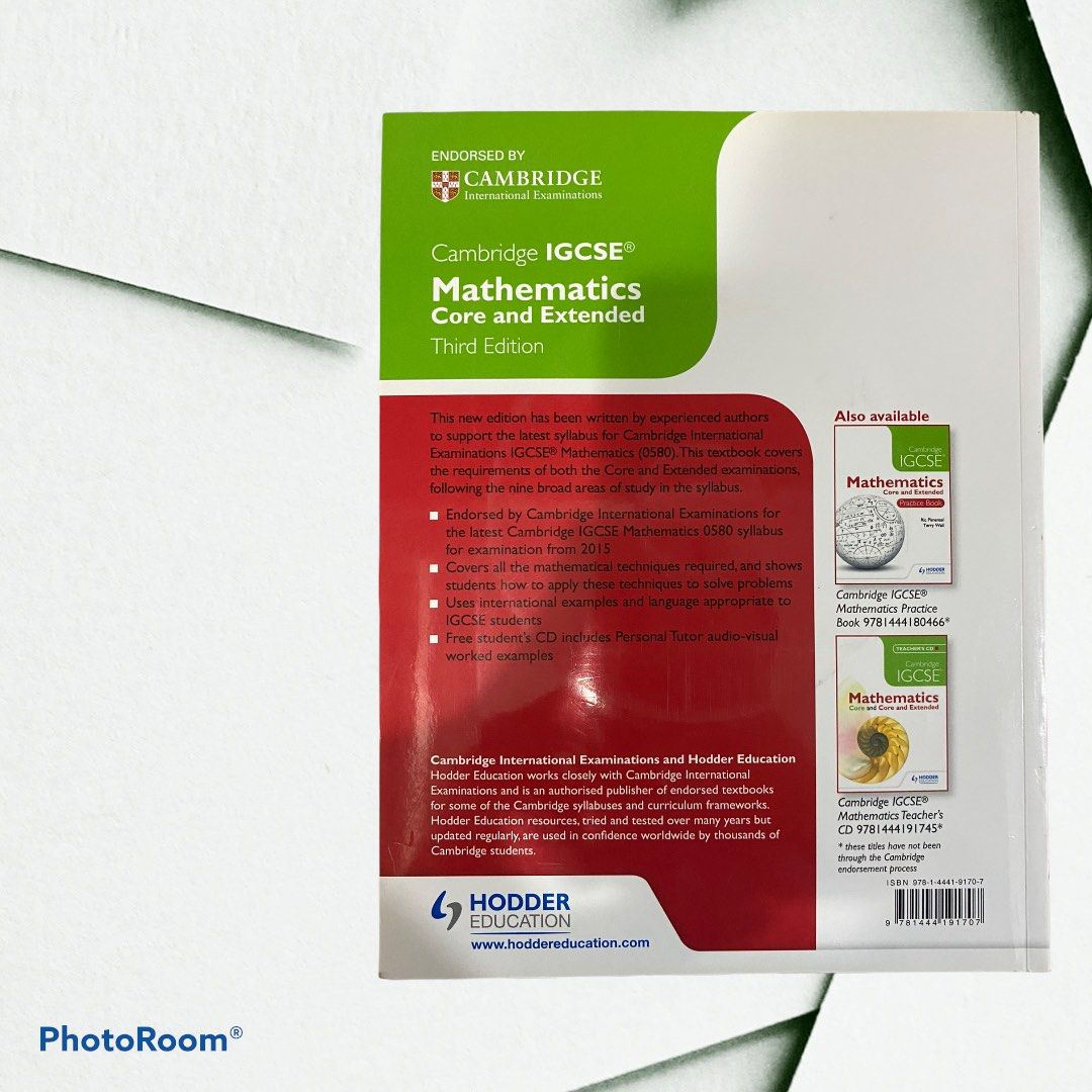 Cambridge IGCSE Mathematics (Core and Extended), Hobbies & Toys, Books ...