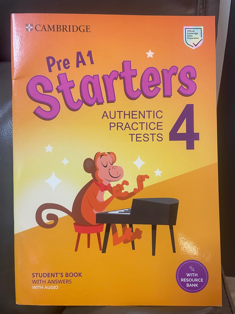 Cambridge Pre A1 Starters Practice Test, 興趣及遊戲, 書本 & 文具, 教科書 - Carousell