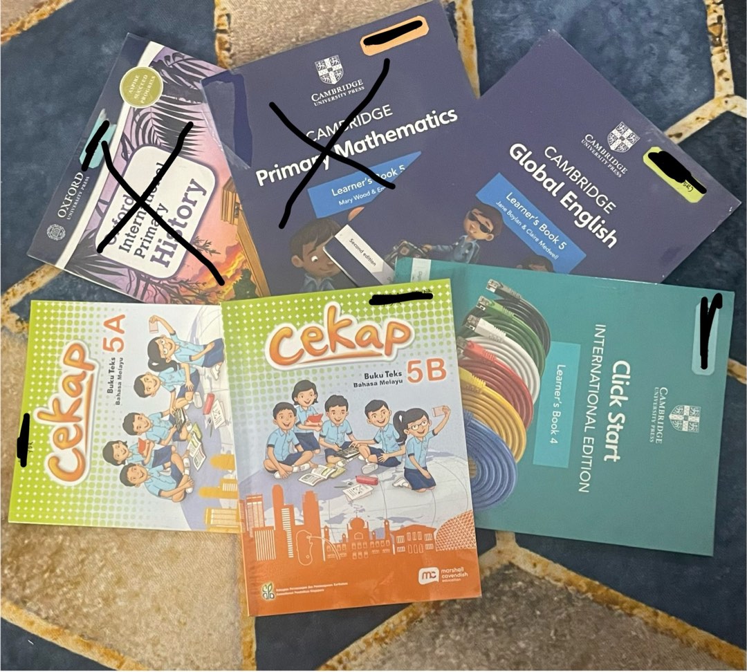 Cambridge Year 5 Text Books IGCSE - Used only 5 months, Hobbies & Toys ...