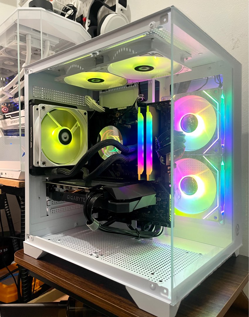 Compact White Build Gaming PC, Computers & Tech, Desktops on Carousell