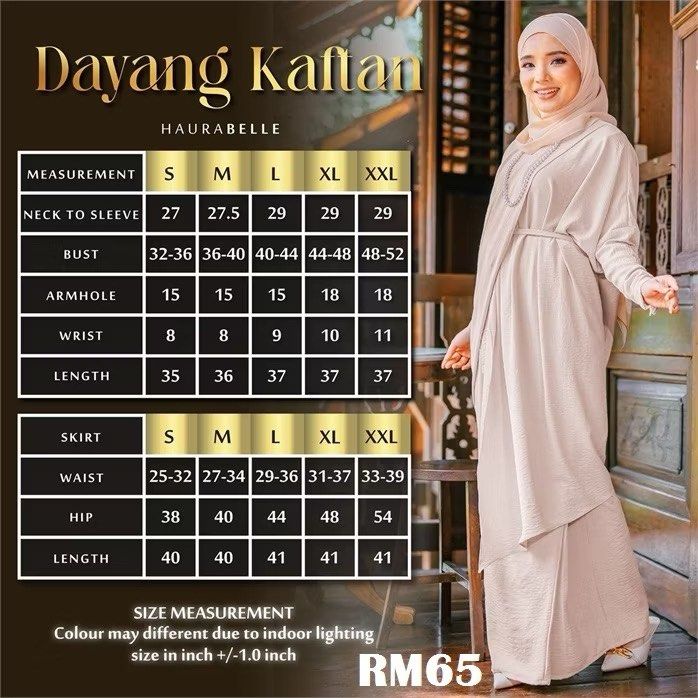 Dayang kaftan haurabelle, Women's Fashion, Dresses & Sets, Dresses on ...