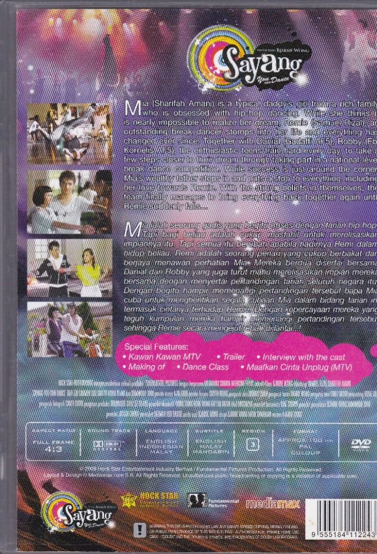DVD Sayang ori dari Mediamax, Hobbies & Toys, Music & Media, CDs & DVDs ...