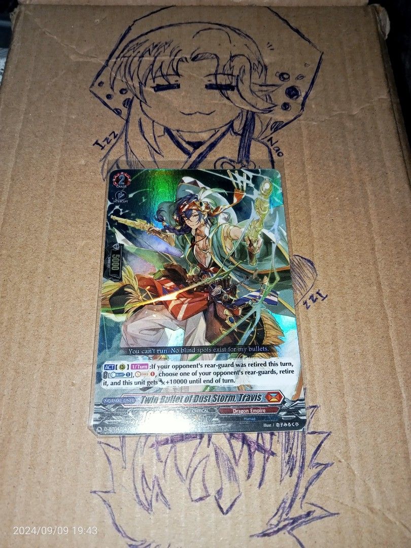 EN - Twin Bullet of Dust Storm, Travis_D-BT04/017EN (RR) 2022 (Cardfight Vanguard overDress/will ...