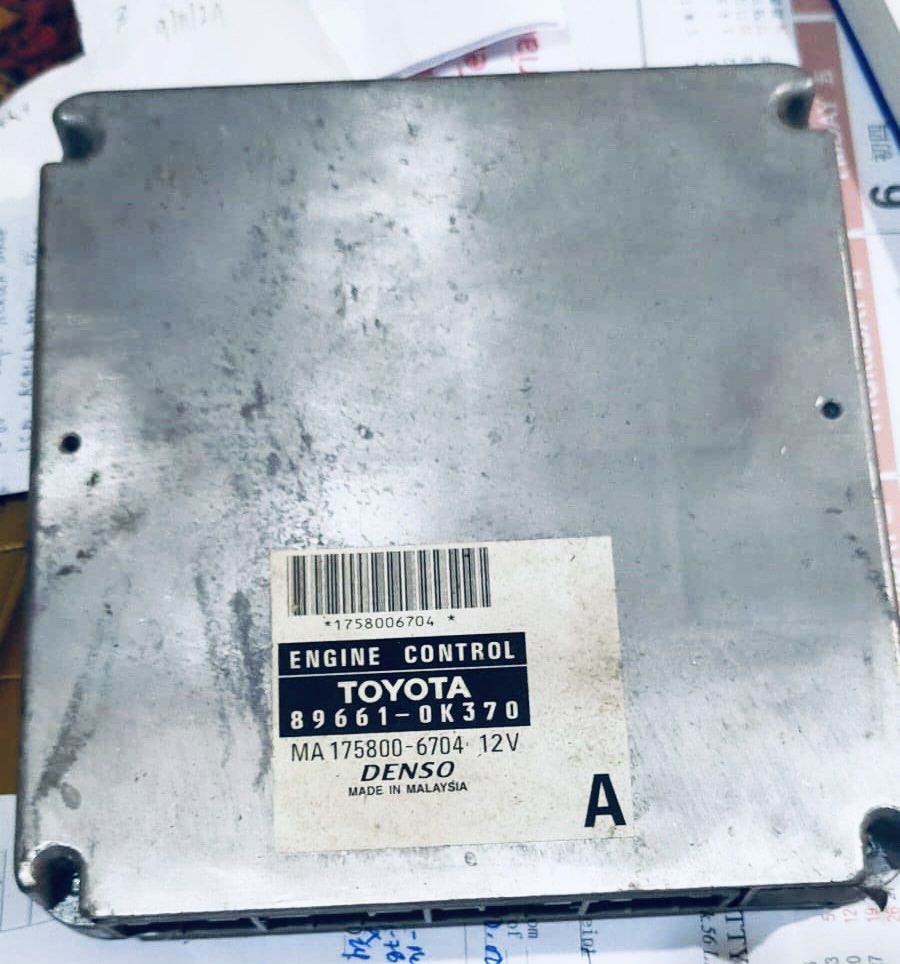 Engine Control Toyota (Corolla Big Body) 89661-0K370 10k Negotiable ...