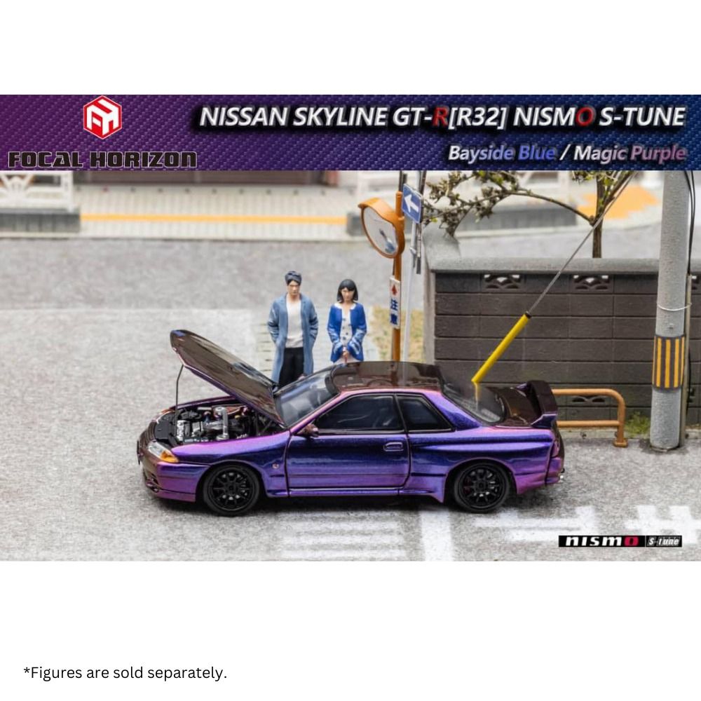 Focal Horizon 1/64 Scale Nismo S-Tune Skyline GT-R R32 Open-Hood ...