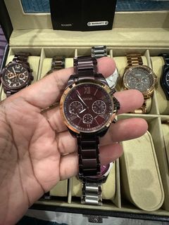 Fossil CH2601Ie Decker Chronograph Black Stainless Steel Men Watch, Men ...