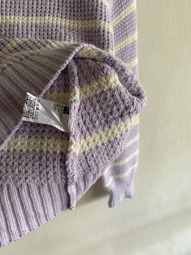 GU UNIQLO SOFT PURPLE TOP, Women's Fashion, Tops, Longsleeves on Carousell