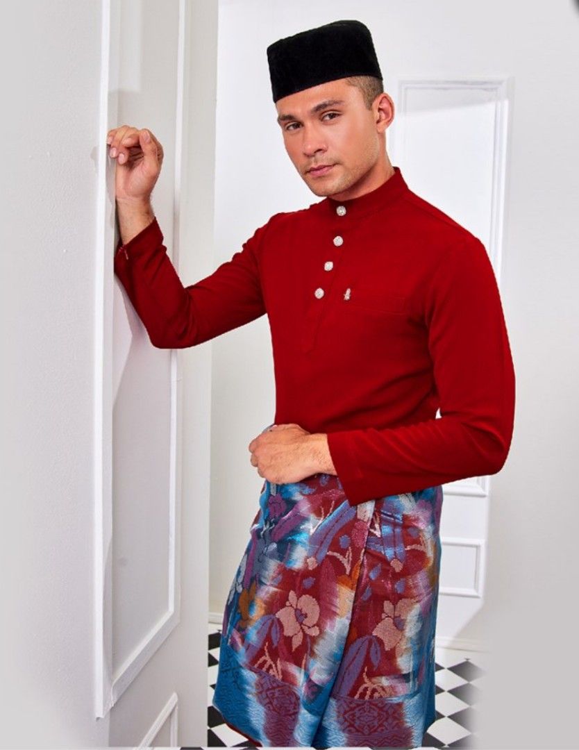H2 Leeyanarahman JIBRIEL 2024 in Hot Red, Men's Fashion, Muslim Wear ...