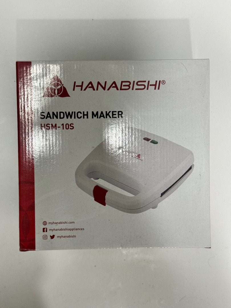 Hanabishi Sandwhich Maker, TV & Home Appliances, Kitchen Appliances ...