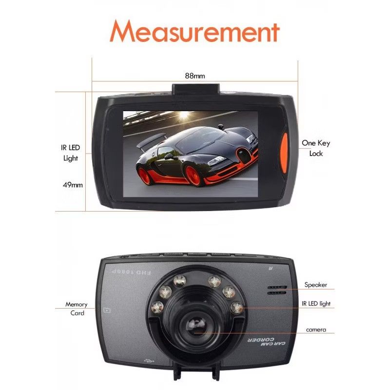 HD 1080P Car Dashcam Kereta Advance G30 Portable Camera Recorder ...