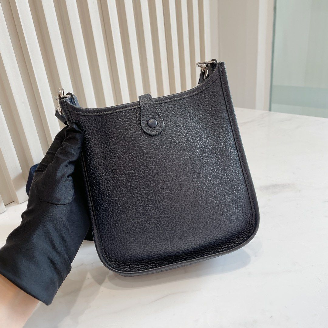 Hermes Mini Evelyn in Blue, Luxury, Bags & Wallets on Carousell