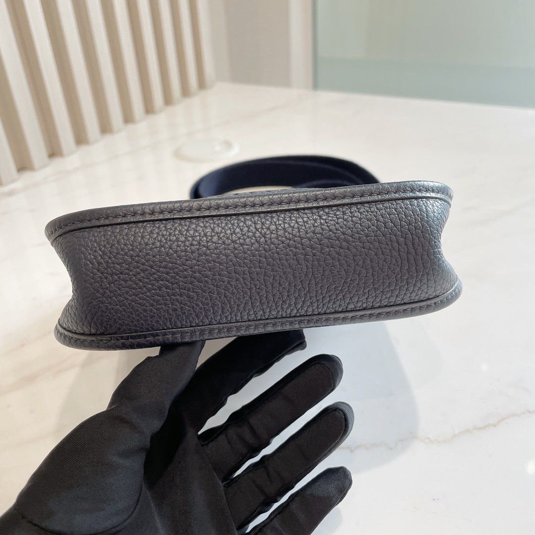 Hermes Mini Evelyn in Blue, Luxury, Bags & Wallets on Carousell