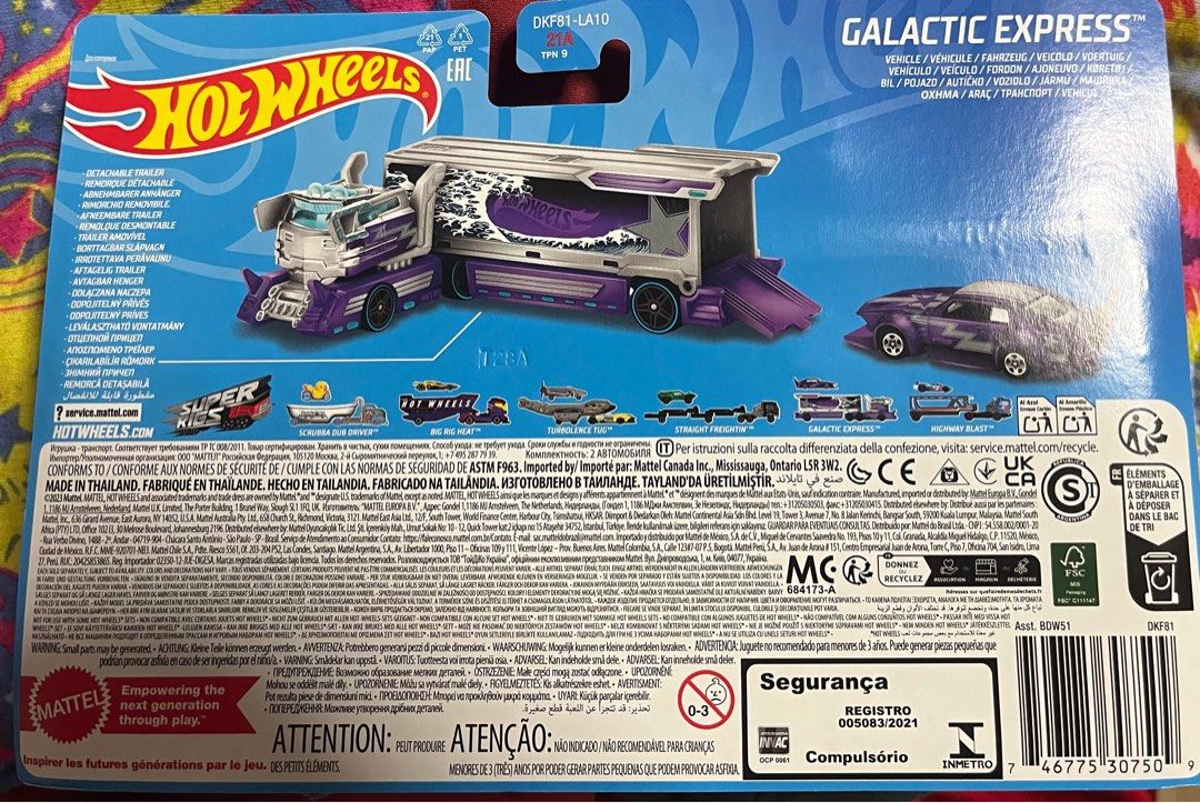 Hotwheels Galactic Express Hot wheels Super Rigs, Hobbies & Toys, Toys ...