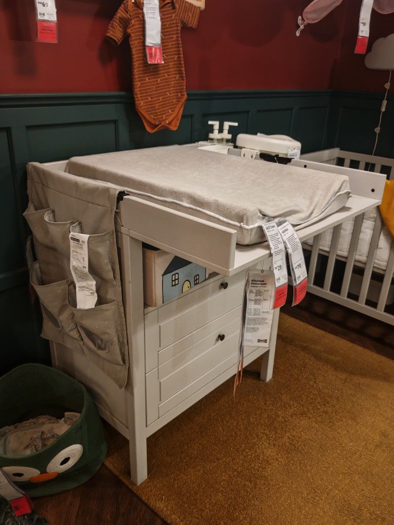 IKEA Changing Table with Drawer (Convertible), Babies & Kids, Baby ...