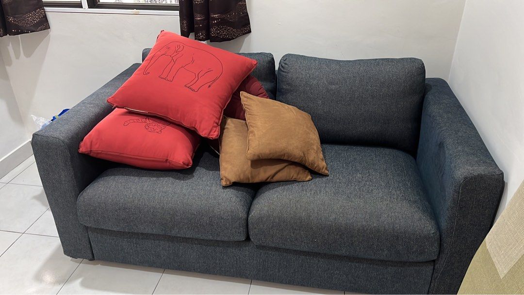 Ikea Vimle 3 2 Seater Tallmyra Black Colour