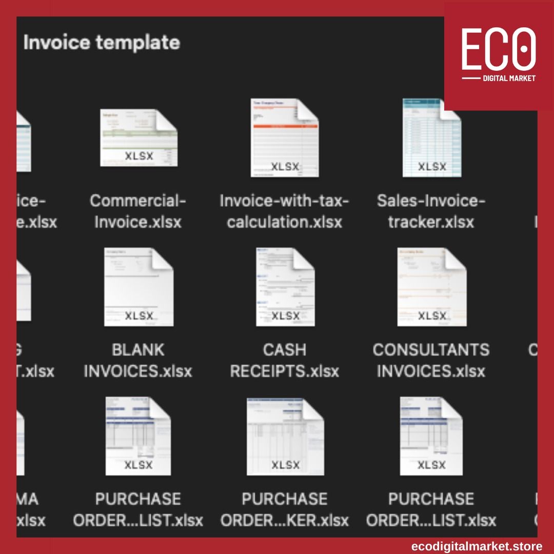 Invoice Template | Excel Template | Automated Template | Sheets ...