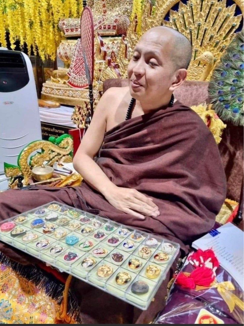 Kruba Aliyachart Phra Pidta Copper Takrut Thai Amulet, Hobbies & Toys, Memorabilia ...