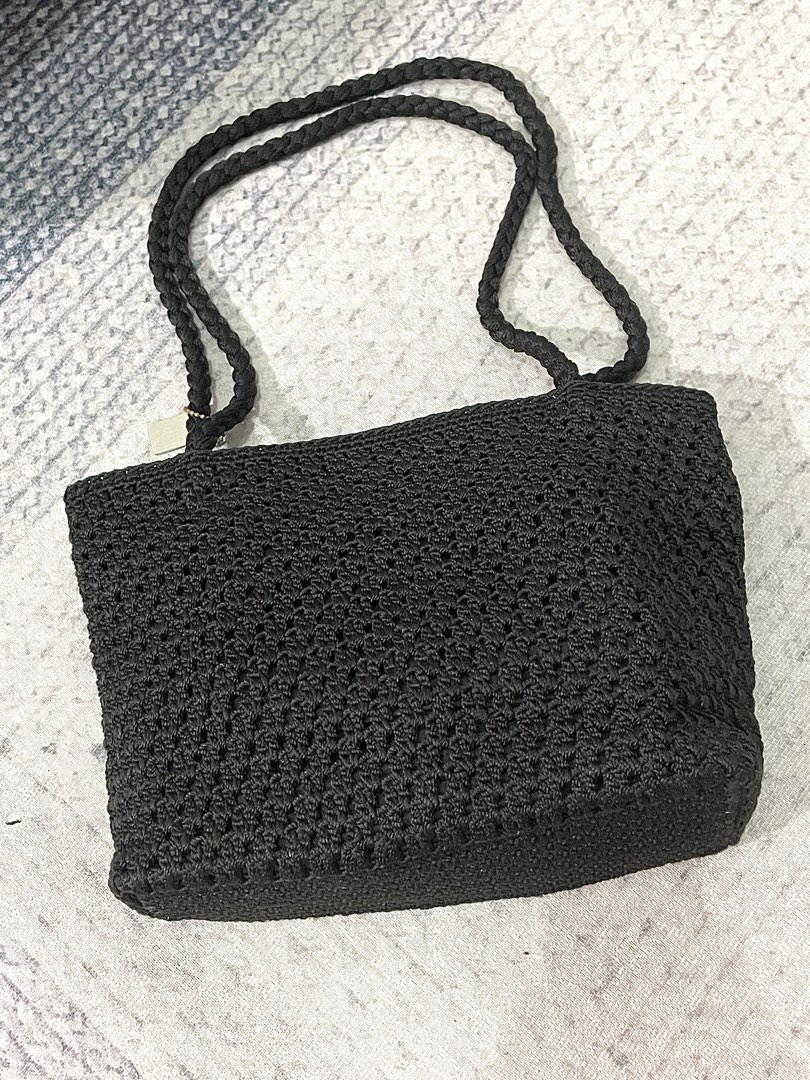 SALE ️Lina Macrame Crochet Tote Bag, Women's Fashion, Bags & Wallets ...