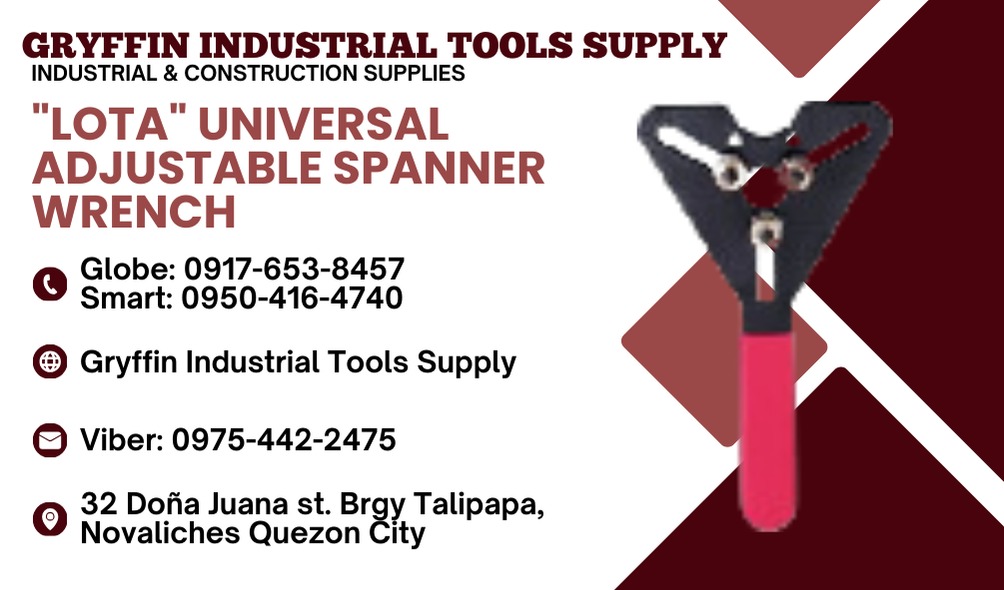 "LOTA" UNIVERSAL ADJUSTABLE SPANNER WRENCH, Commercial & Industrial ...