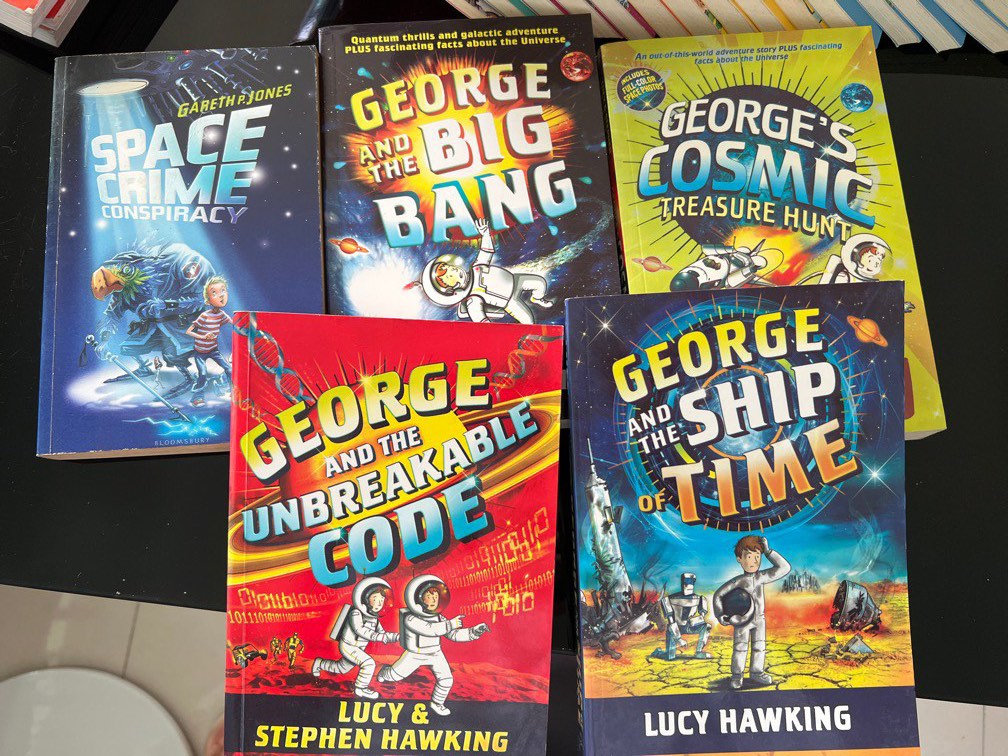 Lucy & Stephen hawking George and the unbreakable code, space crime ...