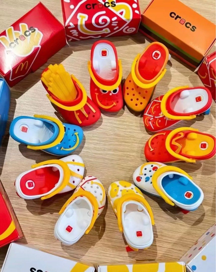 McDonald’s x Crocs 👟 Fullset 10design, Men's Fashion, Footwear ...