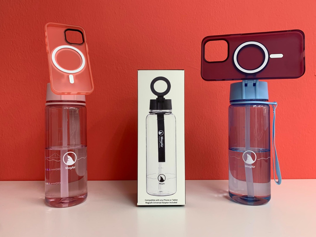 MegAir - MagSafe Tripod Bottle Phone Holder 650 ml, Furniture & Home ...