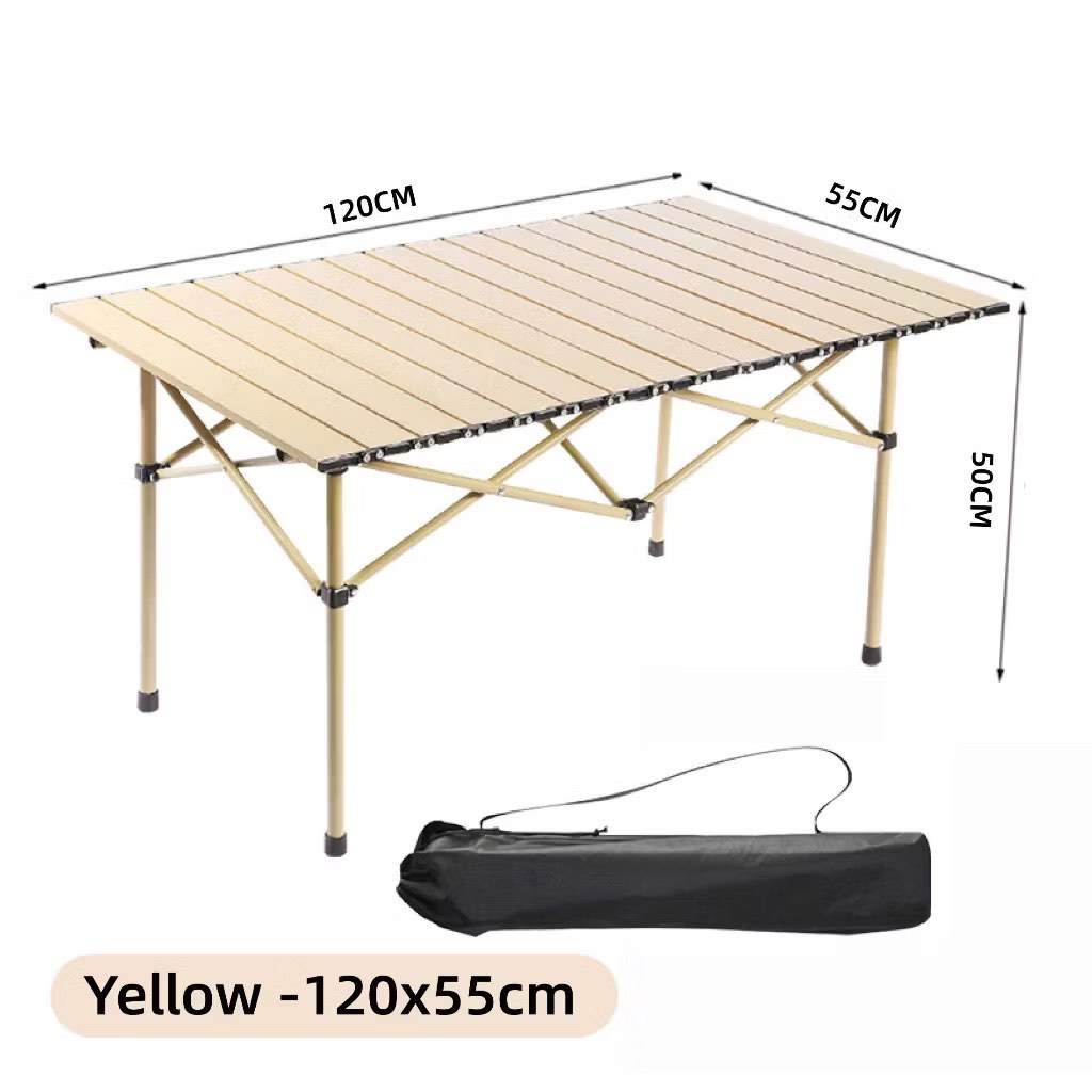 Meja Camping Eggroll 120cm, Sports Equipment, Hiking & Camping on Carousell
