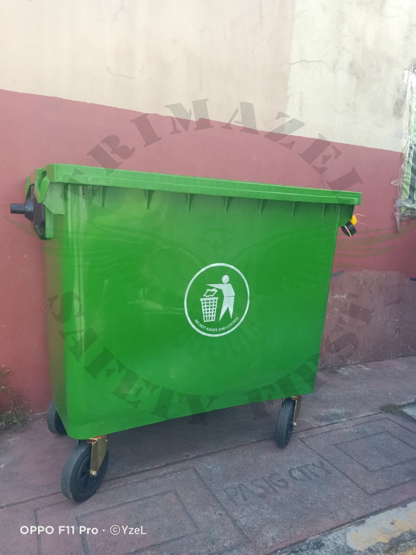 MOBILE TRASH BIN 660 LITERS, Furniture & Home Living, Cleaning ...