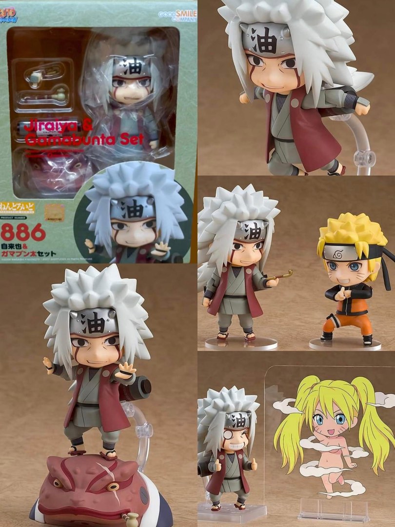 Nendoroid 886 Jiraiya & Gamabunta Set, Hobbies & Toys, Toys & Games on ...
