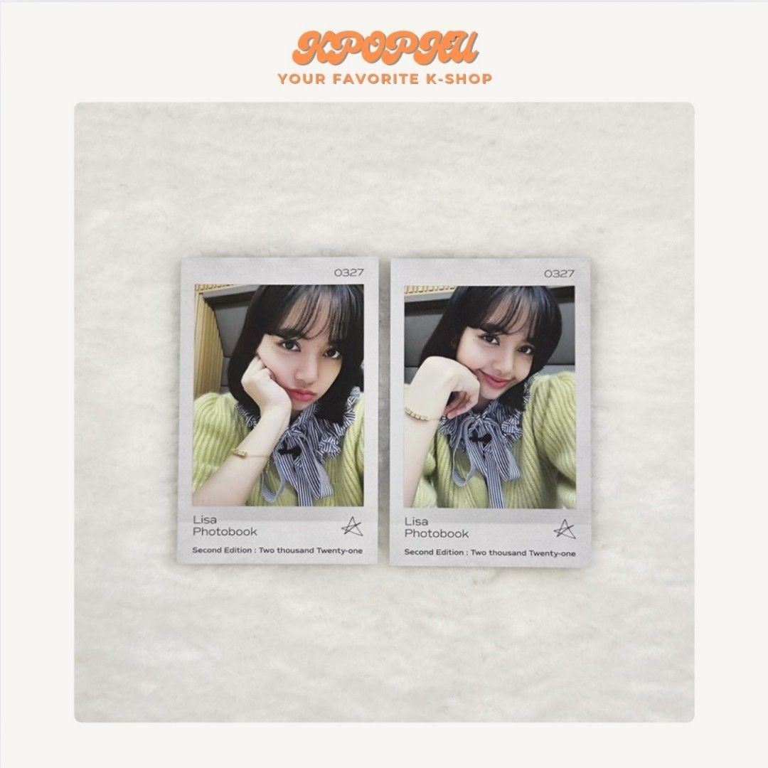 WTS Official BLACKPINK Lisa 0327 Photobook Vol.2 [YG Select POB ...