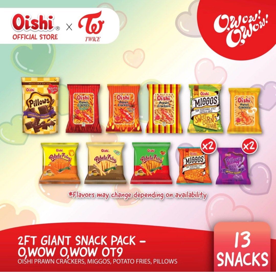 [OFFICIAL] Oishi 2ft Giant Snack Pack - O, Wow O, Wow OT9 [Oishi x ...