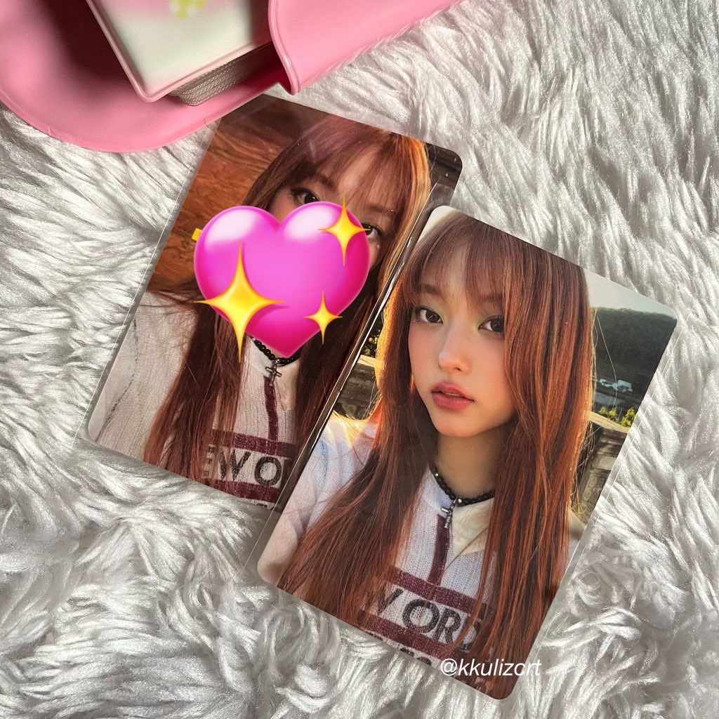 onhand official newjeans tingi haerin omg pc message card weverse ...