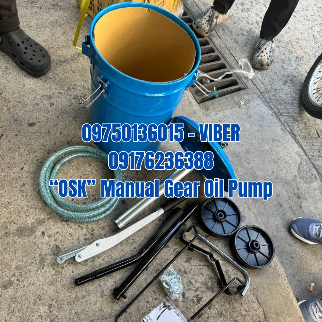 “OSK” Manual Gear Oil Pump, Commercial & Industrial, Industrial Equipment on Carousell