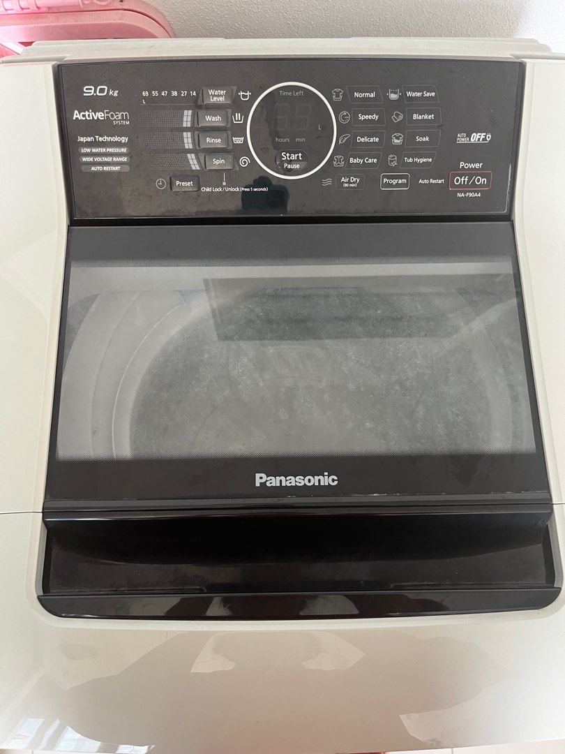 Panasonic 9kg Top Load Washing Machine, TV & Home Appliances, Washing ...