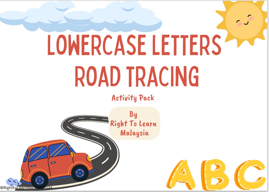 PDF/ SOFTCOPY Lowercase Road Track Letters, Hobbies & Toys, Books ...
