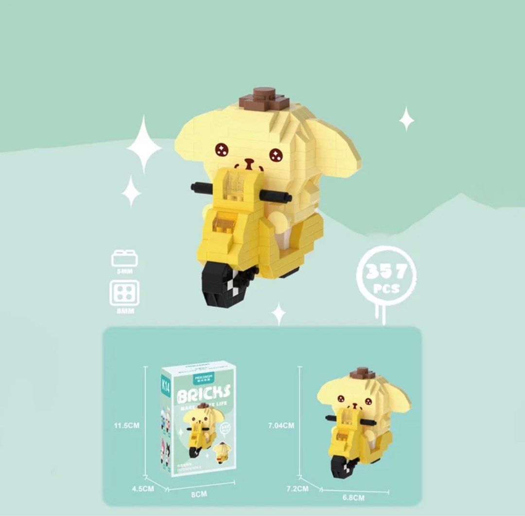 Pikachu Brick Mini Blocks, Hobbies & Toys, Toys & Games on Carousell