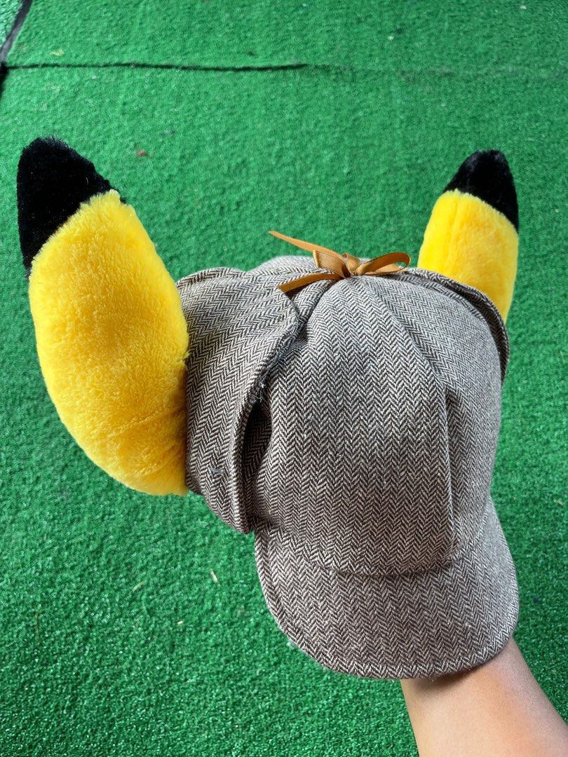 Pikachu Pokemon Ear Up Style Hats, Men's Fashion, Watches & Accessories ...